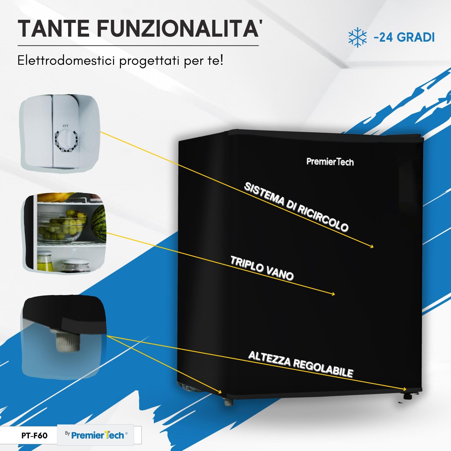 Mini Frigo Bar Nero 58 Litri E Frigo Bar Frigo Hotel Frigo Ufficio ...